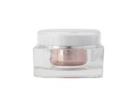 China Square Acrylic Double Wall Cosmetic Skincare Cream Jar 100g Od 87mm for sale