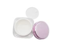 China Square Acrylic Double Wall Cosmetic Skincare Cream Jar 100g Od 87mm for sale