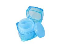 China Double Chamber Container Acrylic Cream Jar Clay Skincare Cosmetic Mask Packaging for sale