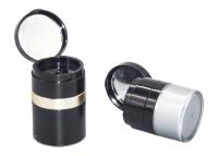 China 15g 30g Acrylic Airless Cosmetic Cream Jars With Mirror Skincare Packaging Container for sale