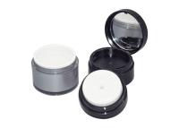 China 15g 30g Acrylic Airless Cosmetic Cream Jars With Mirror Skincare Packaging Container for sale