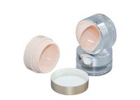 China 5g 10g 15g ABS PETG Round Lip Balm Eye Essence Cream Jar Cosmetic Packaging for sale
