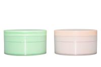 China 100g Flip Top Cap PP Cream Jar Skincare Cosmetic Mask Jar for sale