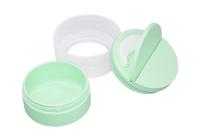 China 100g Flip Top Cap PP Cream Jar Skincare Cosmetic Mask Jar for sale