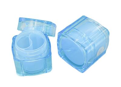 China Acrylic Dual Container Cosmetic Cream Jars For Skincare 280g for sale