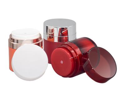 China Acrylic Airless Cream Jar With Pressed Pump For BB / CC / DD Cream Packaging for sale