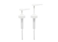 China Logo Printing Square Head PP Plastic Sauce Dispenser Pump For Liquid Concentrate 67 - 400 for sale