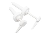 China Logo Printing Square Head PP Plastic Sauce Dispenser Pump For Liquid Concentrate 67 - 400 for sale