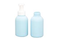 China Blue Packaging Material Pe Foam Pump Bottle 500ml For Hand Sanitizer for sale