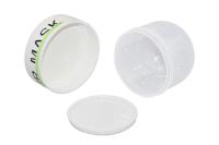 China Hair Mask Packaging Cosmetic Cream Jars 100g 240g 3.3oz 8oz Pp Round for sale