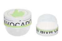 China Hair Mask Packaging Cosmetic Cream Jars 100g 240g 3.3oz 8oz Pp Round for sale