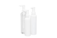 China Round Shoulder PET Makeup Remover Bottle Cleansing Oil Packaging 180ml 200ml 300ml for sale