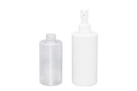 China 200ml 300ml Makeup Cleansing Oil Pump Bottle Flat Shoulder Cosmetic Remover Bottle for sale
