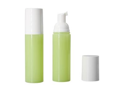 China Niche 90ml Capacity Pet Foaming Soap Bottles Bulk With External Spring Design for sale