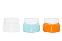 China Pp Double Layer Custom Cream Jar Round Shoulder Facial Mask Packaging 120g for sale