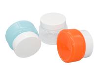 China Pp Double Layer Custom Cream Jar Round Shoulder Facial Mask Packaging 120g for sale