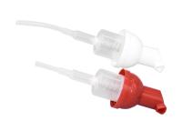 China 50 Ml 100 Ml Foam Pump Bottles Bulk White Hdpe Ldpe Soft Touch Plastic for sale