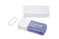 China 35ml Portable Square Card Disinfection Spray Bottle Plastic Sub Packing Perfume Bottle for sale