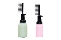 China PE Hair Dye Foam Pump Bottle With Comb 50ml 100ml for sale