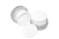 China Recyclable Material Face Cream Jar Full Electroplating Process 50g for sale