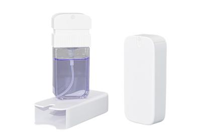China ABS Portable Square Card Cosmetic Spray Bottle For Perfume 35ml for sale