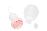 China 300ml Petal Flower Type Childrens Soft Touch Plastic Bottle For Liquid Soap Hand Sanitizer for sale