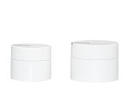 China 50g 100g PCR Cream Jars Refillable Plastic Cosmetic Packaging for sale