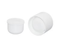 China 50g 100g PCR Cream Jars Refillable Plastic Cosmetic Packaging for sale