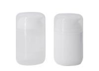 China Sunscreen Container 50ml Plastic Airless Lotion Bottle For Baby Skincare for sale