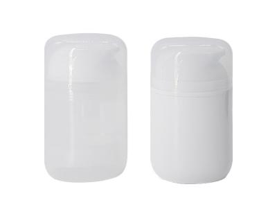 China Sunscreen Container 50ml Plastic Airless Lotion Bottle For Baby Skincare for sale