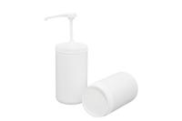 China Custom Flavoring Sauce Dispenser Pump Bottle 32 Oz With 15ml 30ml Dosage for sale
