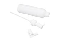 China PP Buckle Makeup Remover Cleansing Oil Pump Bottle Facial Cleansers 180ml for sale