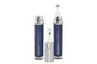 China Airless Eye Treatment Pharmaceutical Bottles Zine Alloy Head For Skincare 15ml for sale