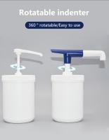 China Universal Condiment Pump Dispenser Kit Narrow Head For 1250ml PE Round Container for sale