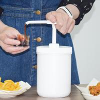 China ISO9001 1250ml Plastic Conatiner 15ml 30ml Sauce Dispenser Pump Standard Head Type for sale