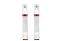 China 20ml Cosmetic Eye Cream Airless Bottle Anti Aging Serum With Zinc Alloy Pump Head for sale