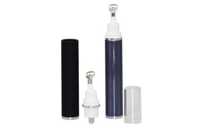 China PMMA Eye Serum Airless Bottle 10ml 15ml Zinc Alloy Pump Head Cosmetic Cream Bottle for sale
