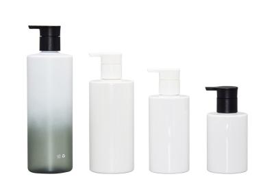 China Plastic Flat Soap Lotion Dispenser Pump Bottles 150ml 200ml 300ml 400ml for sale