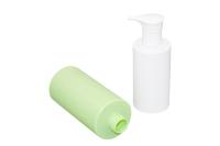 China Self Locking Head Lotion PET Cosmetic Bottles 150 200 300 400ml 2.8cc for sale