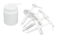 China 15ml 30ml Kitchen Square Head Sauce Dispenser Pump With 1700ml HDPE Container for sale