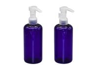 China 500ml PET Lotion Bottle With Mono All Plastic 28-410 4cc Dosage Dispenser for sale