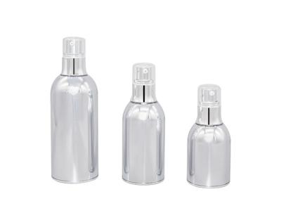 China Electroplating Aluminum Acrylic Airless Pump Bottles 30ml 50ml 100ml for sale