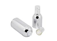 China Electroplating Aluminum Acrylic Airless Pump Bottles 30ml 50ml 100ml for sale