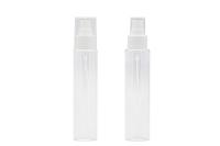 China Custom Fine Mist 100ml Cosmetic Spray Bottle PET Makeup Setting Packaging Container for sale