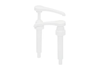 China Narrow Head 28-400 Syrup Pump Dispenser 5ml 8ml 10ml Food Plastic Sauce Pump for sale