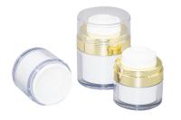China Airless Pump Luxury Cosmetic Cream Jars Packaging UKC59 15g 30g 50g for sale