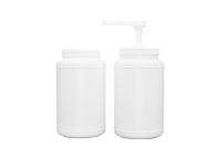 China 5ml 8ml 10ml Syrup Pump Dispenser With Std Head 3000ml  PE Bottle Condiment Kit for sale