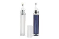 China 15ml Cosmetic Acrylic Airless Bottle Roller Ball Message For Eye Cream for sale