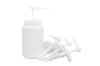China Customized Empty Narrow Head Syrup Pump Dispenser 3000ml Food Grade Container Matching for sale