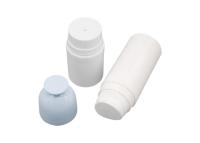 China 30m 50ml 100ml 150ml 200ml PCR Airless Bottles For Creams Lotions Center Hole Output for sale